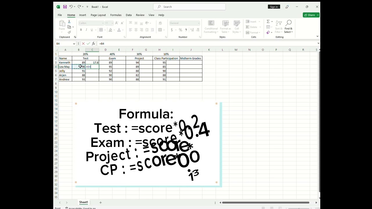How To Create Grading Sheet Using Excel YouTube How To Create Grading Sheet Using Excel YouTube