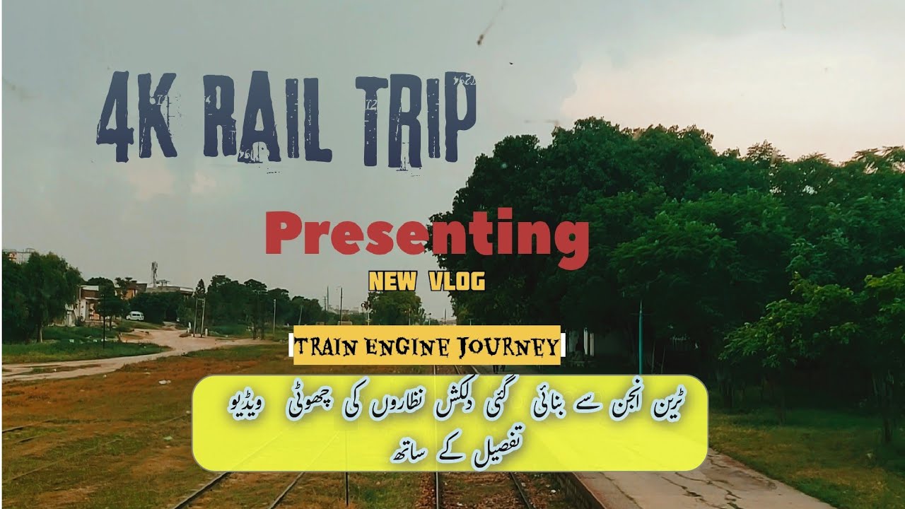 4K Cinematic Train Engine Travel Vlog | Informative Video About Railway ...
