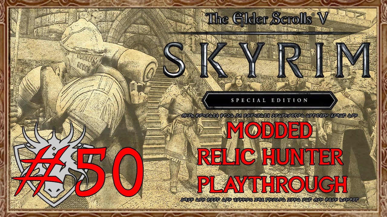 Skyrim Modded Relic Hunter Playthrough | #50 | Triple Triad In Skyrim ...