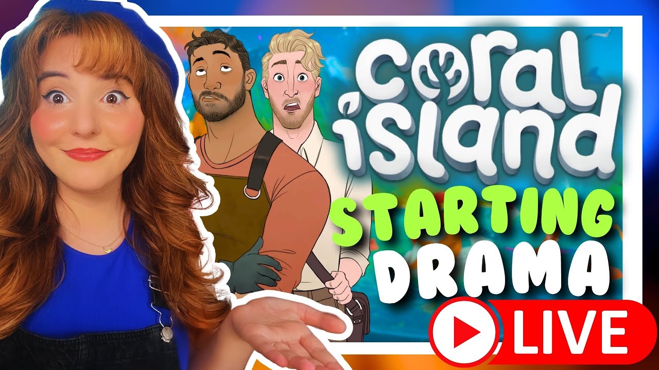 🔴 Starting DRAMA in Coral Island 🐚 | Surgery Support-athon - YouTube