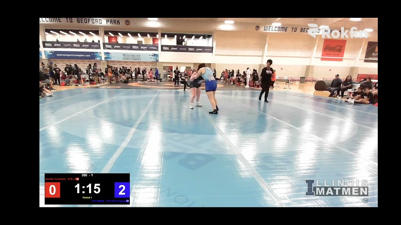 Women's Wrestling: Zoe Waters v. BTS LA National Championship Round ...