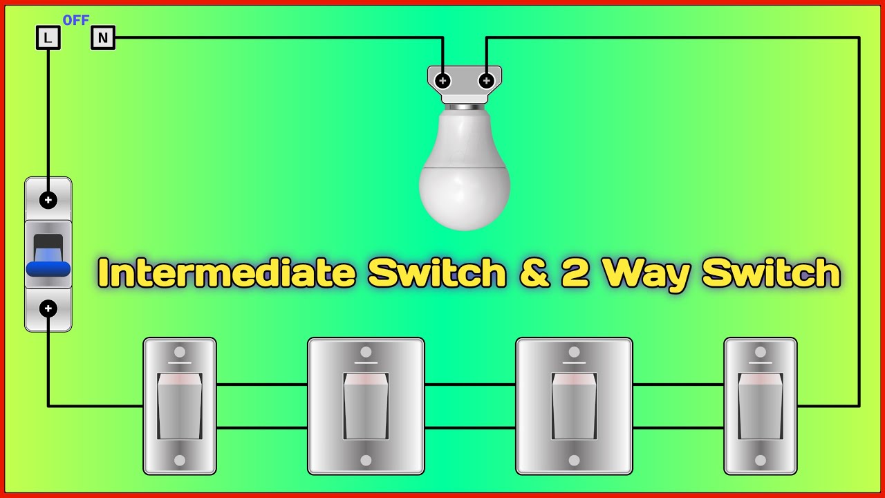 4 Switches 1 Bulb || Electrical Simulation - YouTube