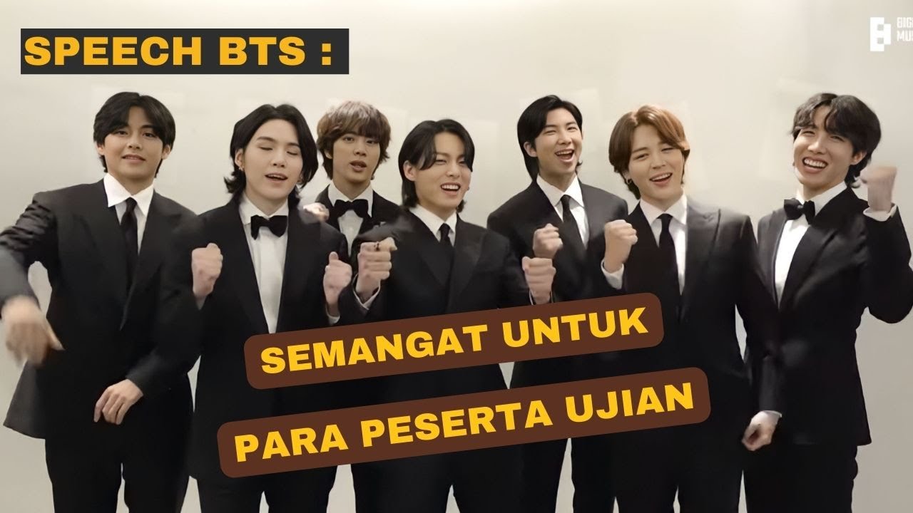 BTS | Shout-out | Untuk ARMY yang mengikuti Ujian Perguruan Tinggi 2023 ...