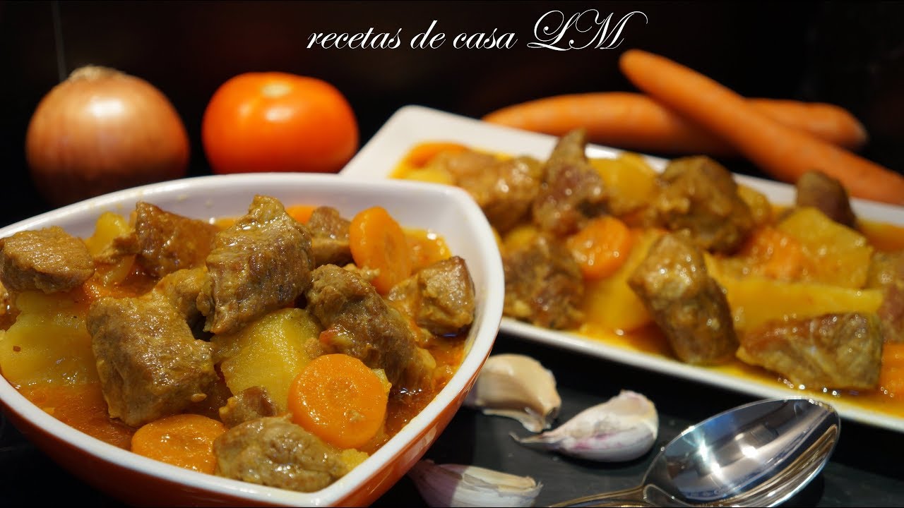 ESTOFADO DE CARNE CON PATATAS - YouTube