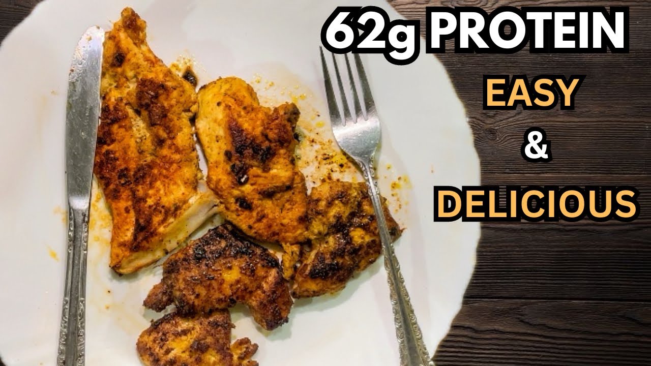 EASIEST Chicken Breast Recipe for Indian 🇮🇳 Bodybuilding | 62g Protein ...