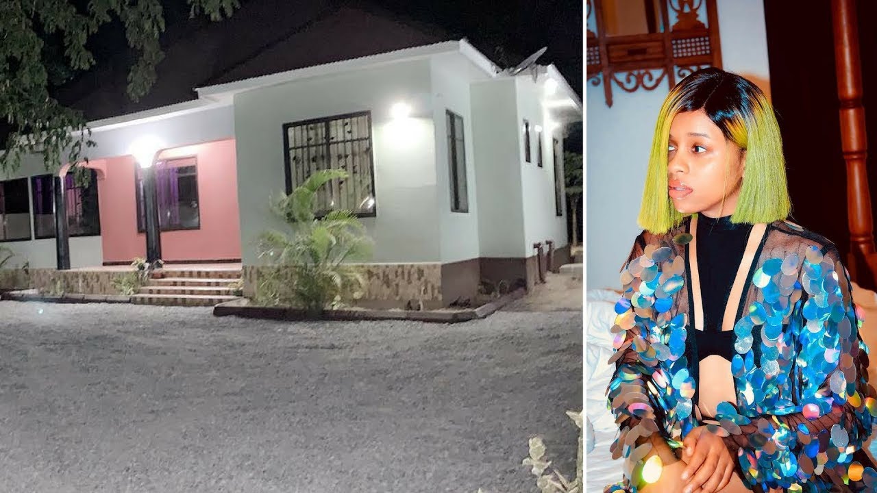 Nandy aonesha nyumba aliyowajengea wazazi wake - YouTube