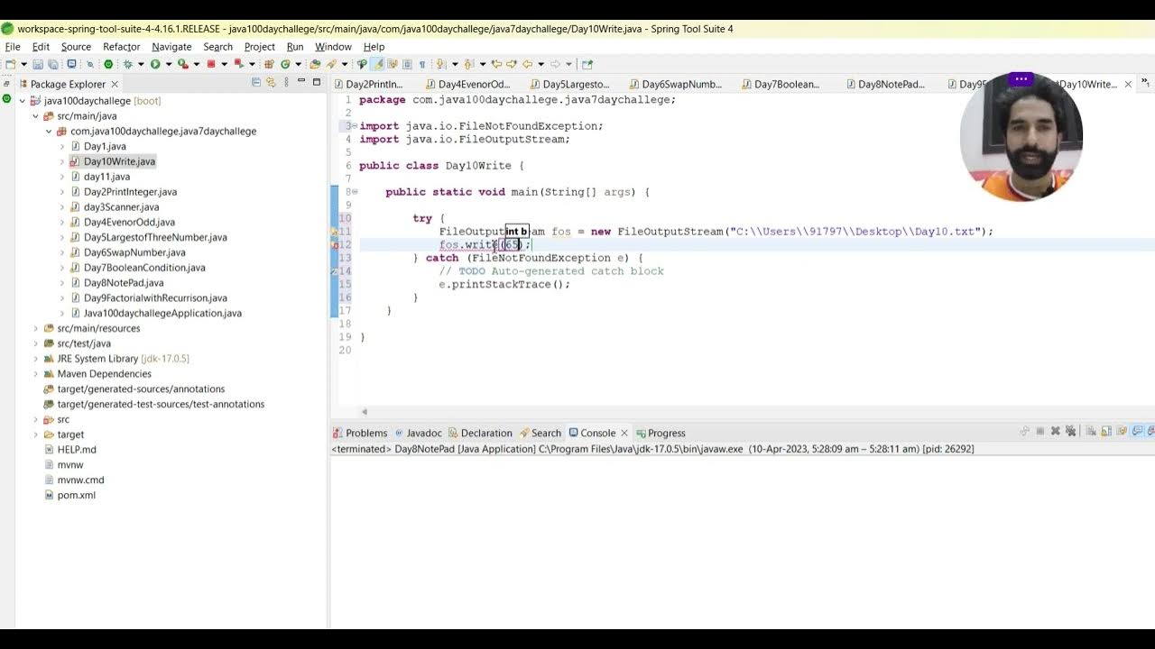 JAVA Placement Series 100 Days challenge -- DAY10 - YouTube