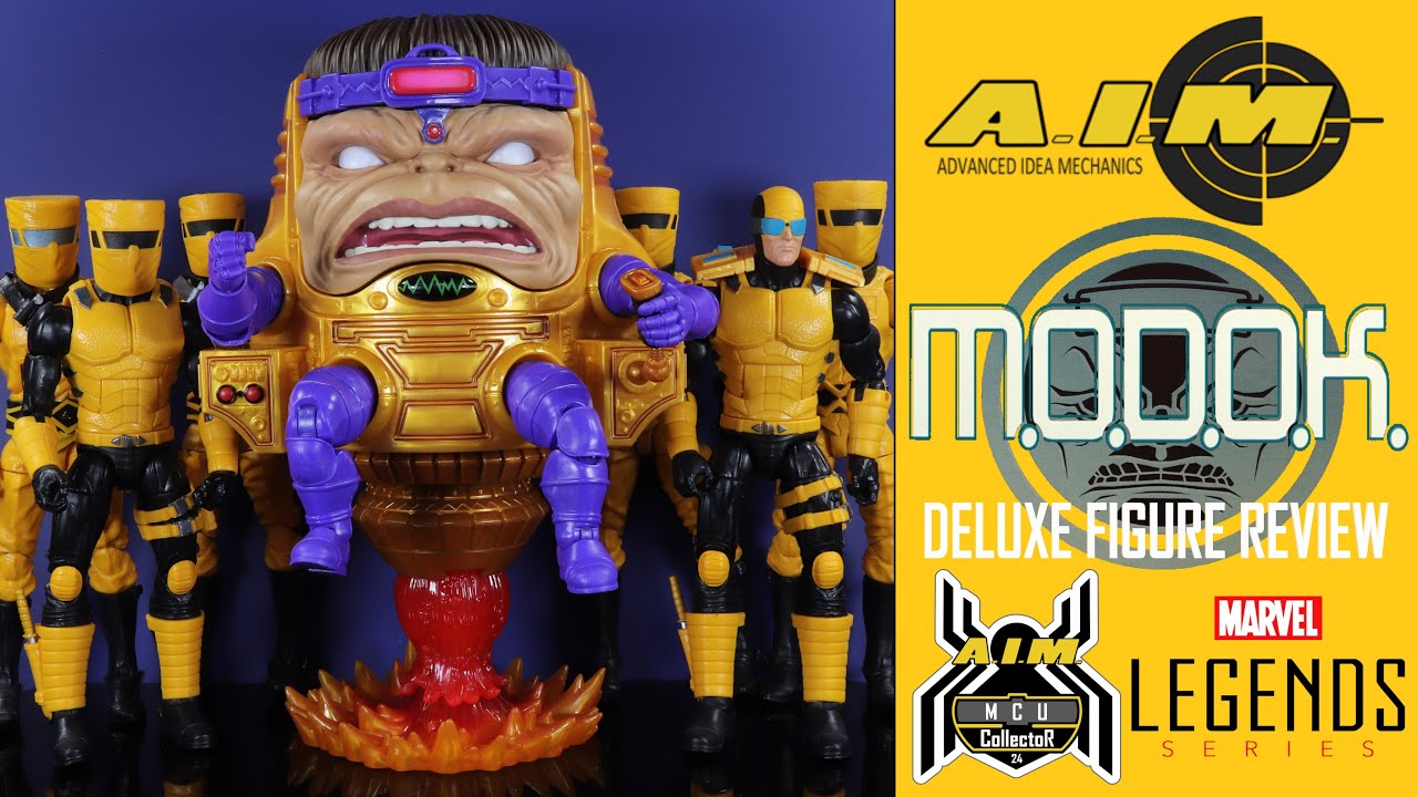 Marvel Legends Deluxe MODOK AIM Figure Review - YouTube