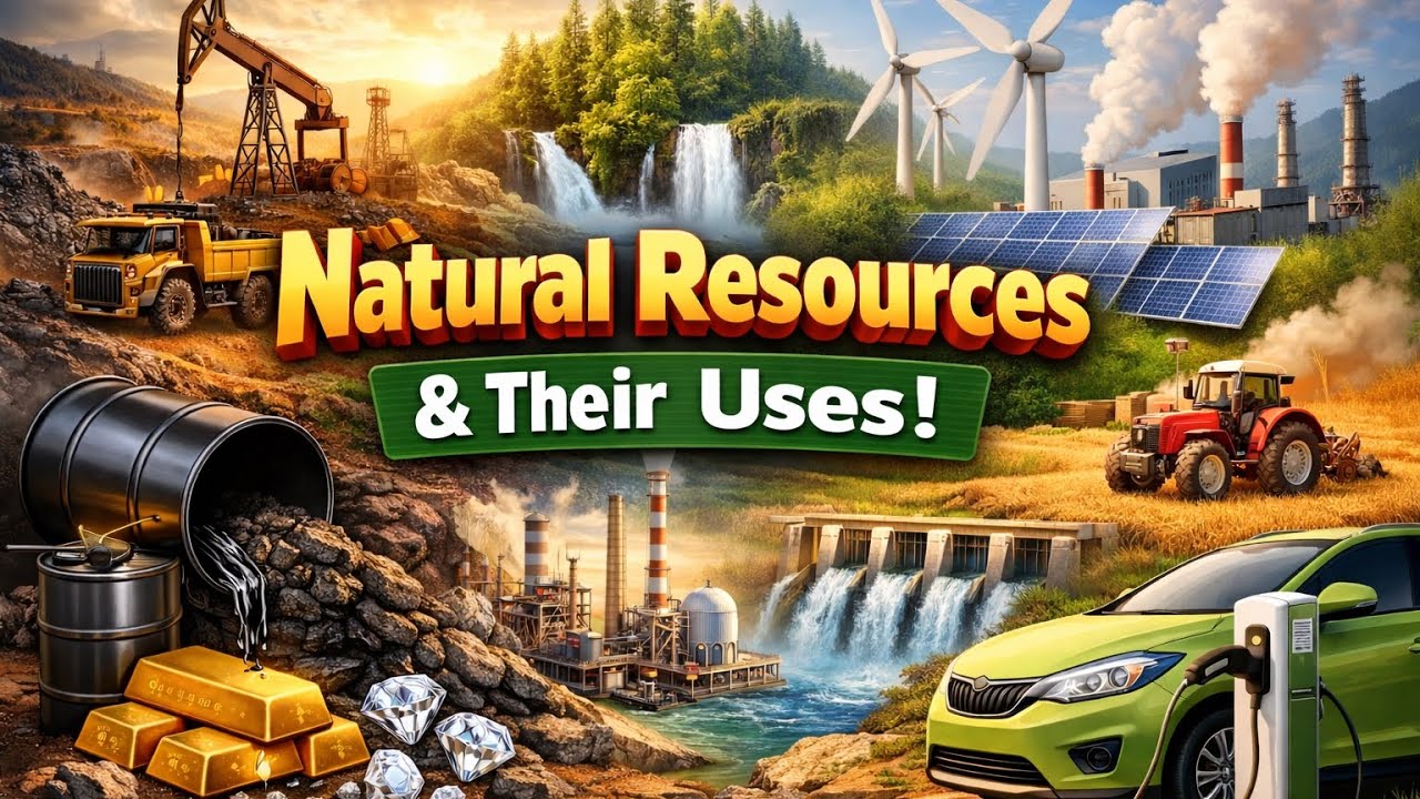 Natural Resources and Their Uses | Class 8 Geography - YouTube