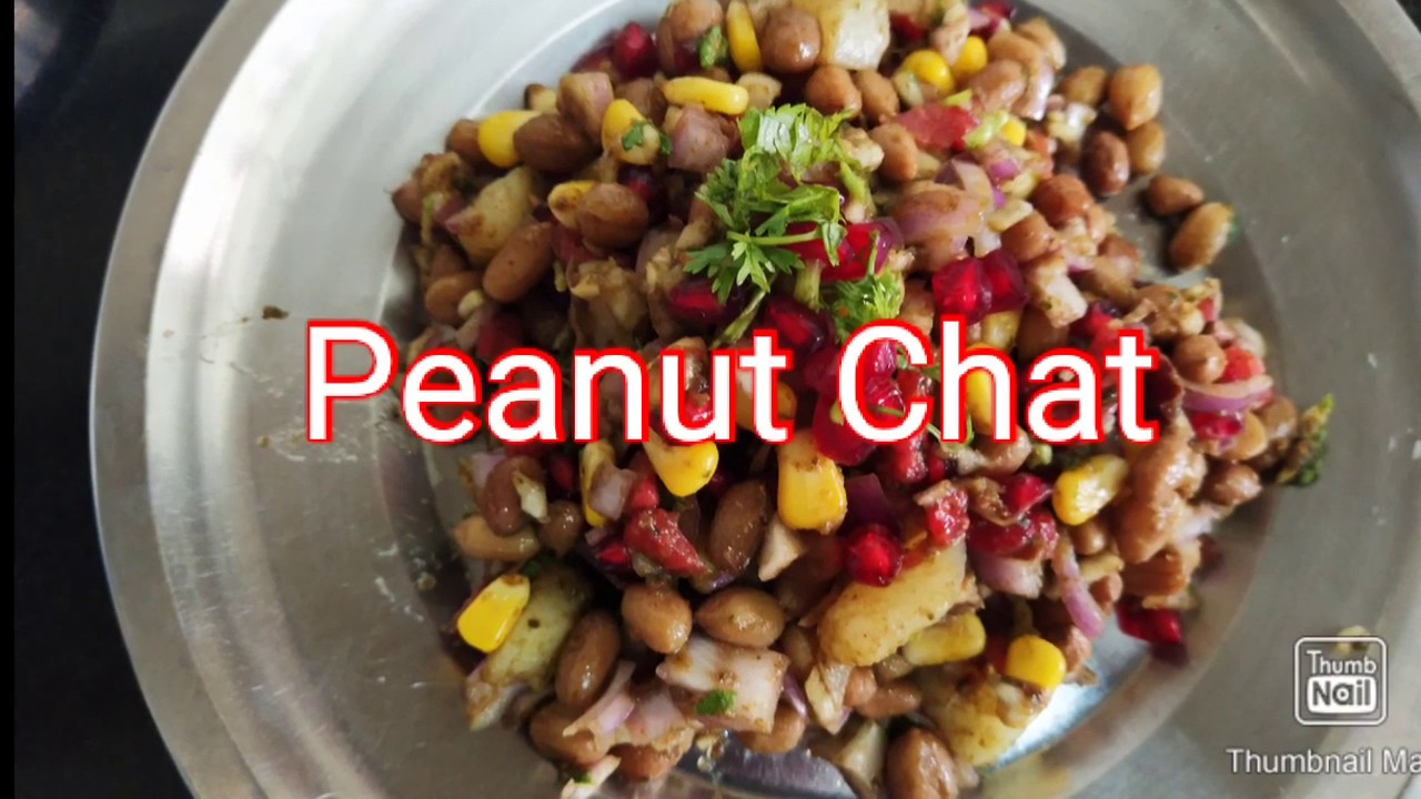 Peanut Chat || Healthy Peanut Salad - YouTube