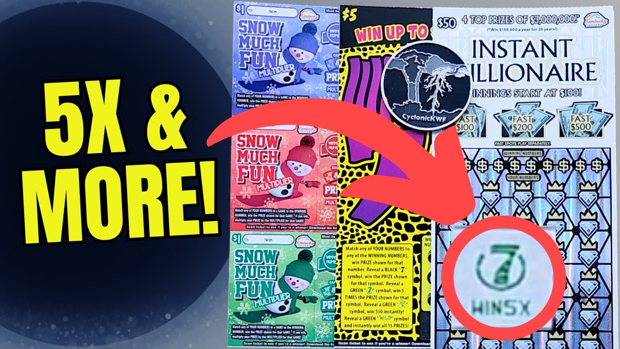 5X & MORE! 💰 Snow Much Fun, Wild 7s, and Instant Millionaire Lottery ...
