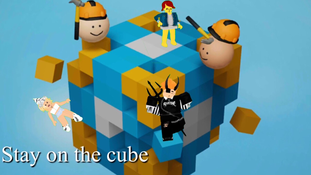Stay on the cube ~Roblox~ - YouTube