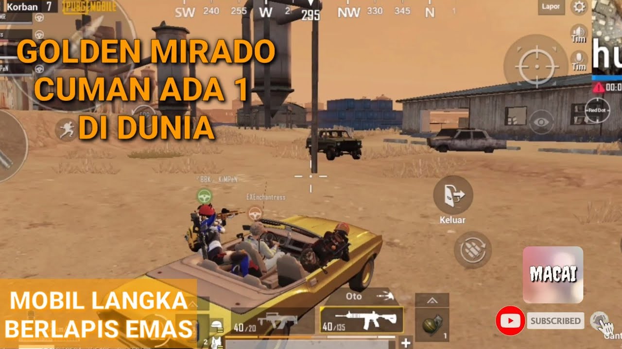 GOLDEN MIRADO | PUBG MOBILE SEASONE 13 TERHEBAT - YouTube