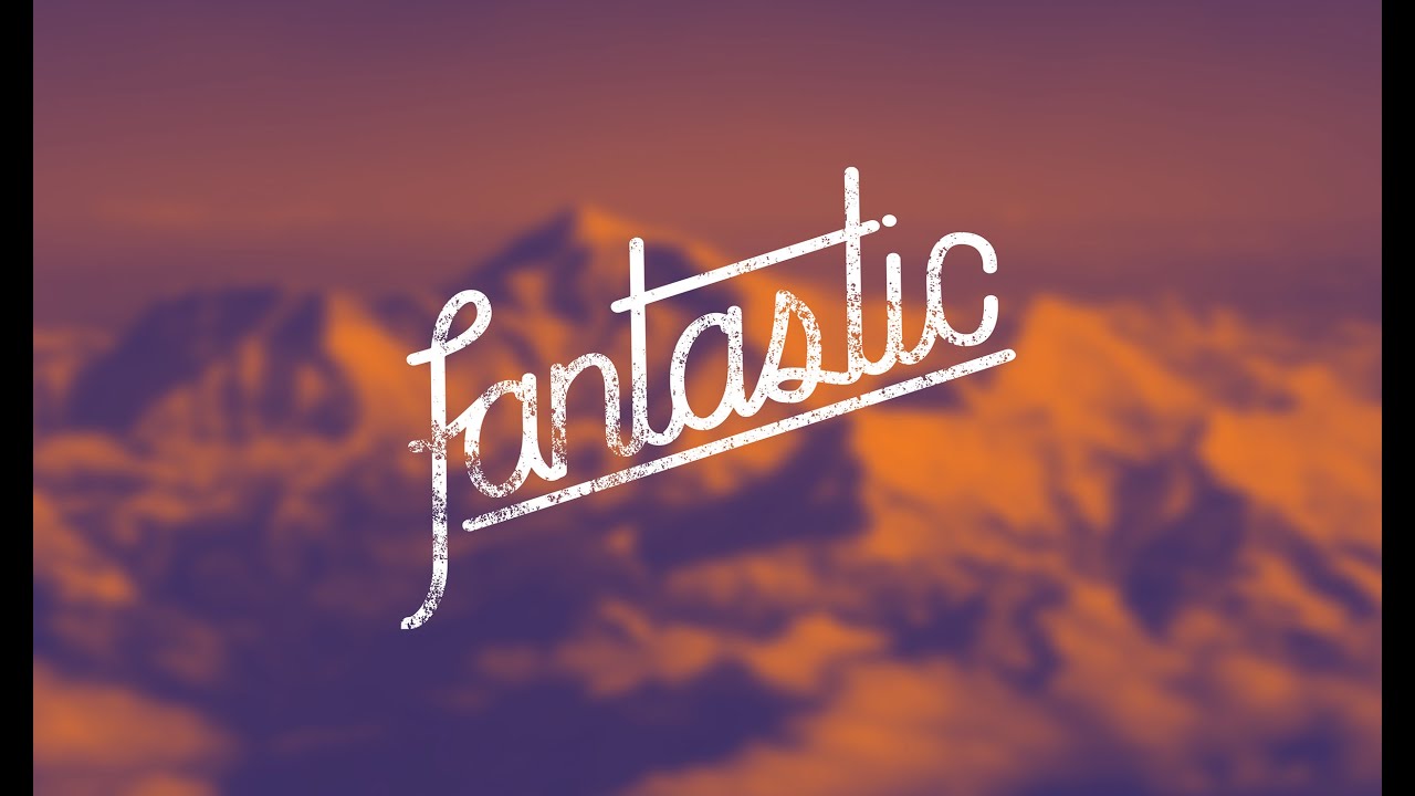 Speed Art: Simple Calligraphy - YouTube