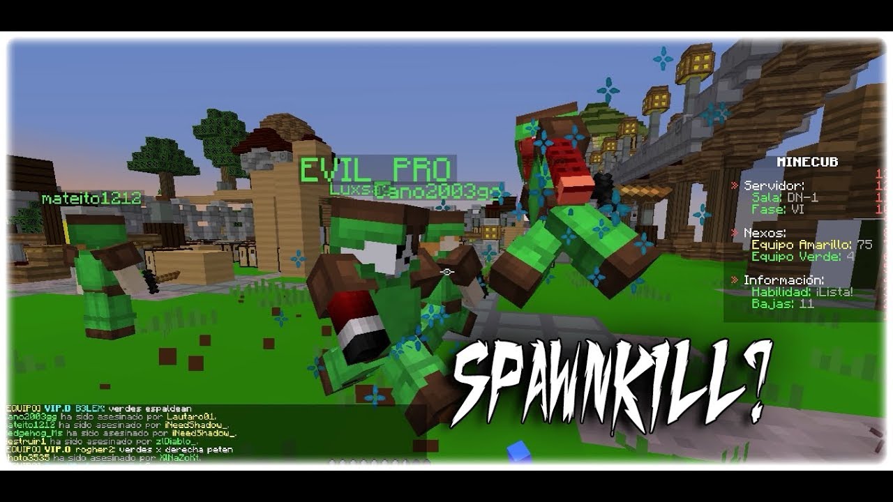 ¿SPAWNKILL en Minecub? - YouTube