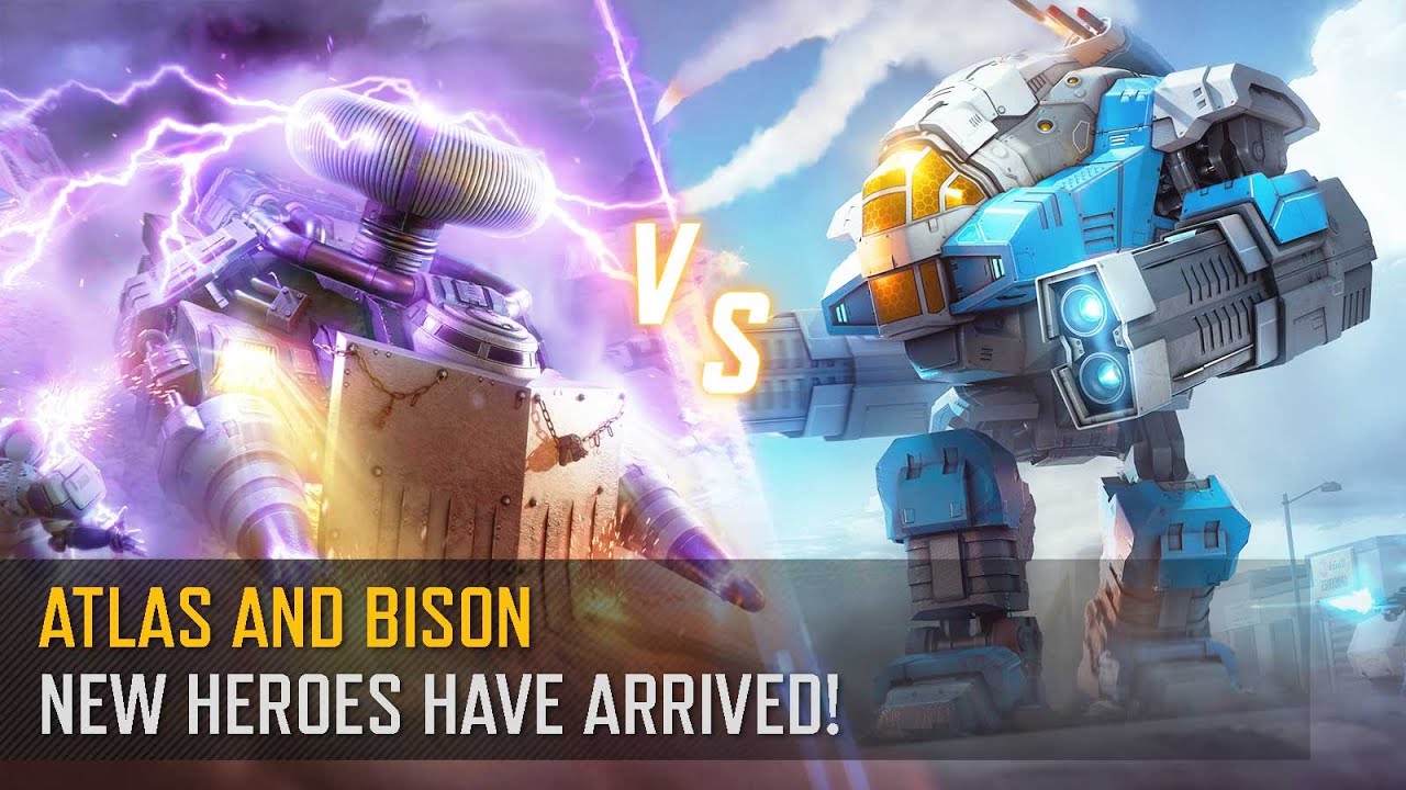 Atlas and Bison: New heroes have arrived! (Art of War 3 RTS) - YouTube