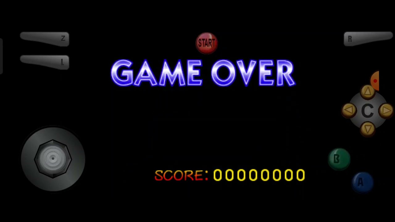super smash Bros (N64) game over screen (continue screen) - YouTube