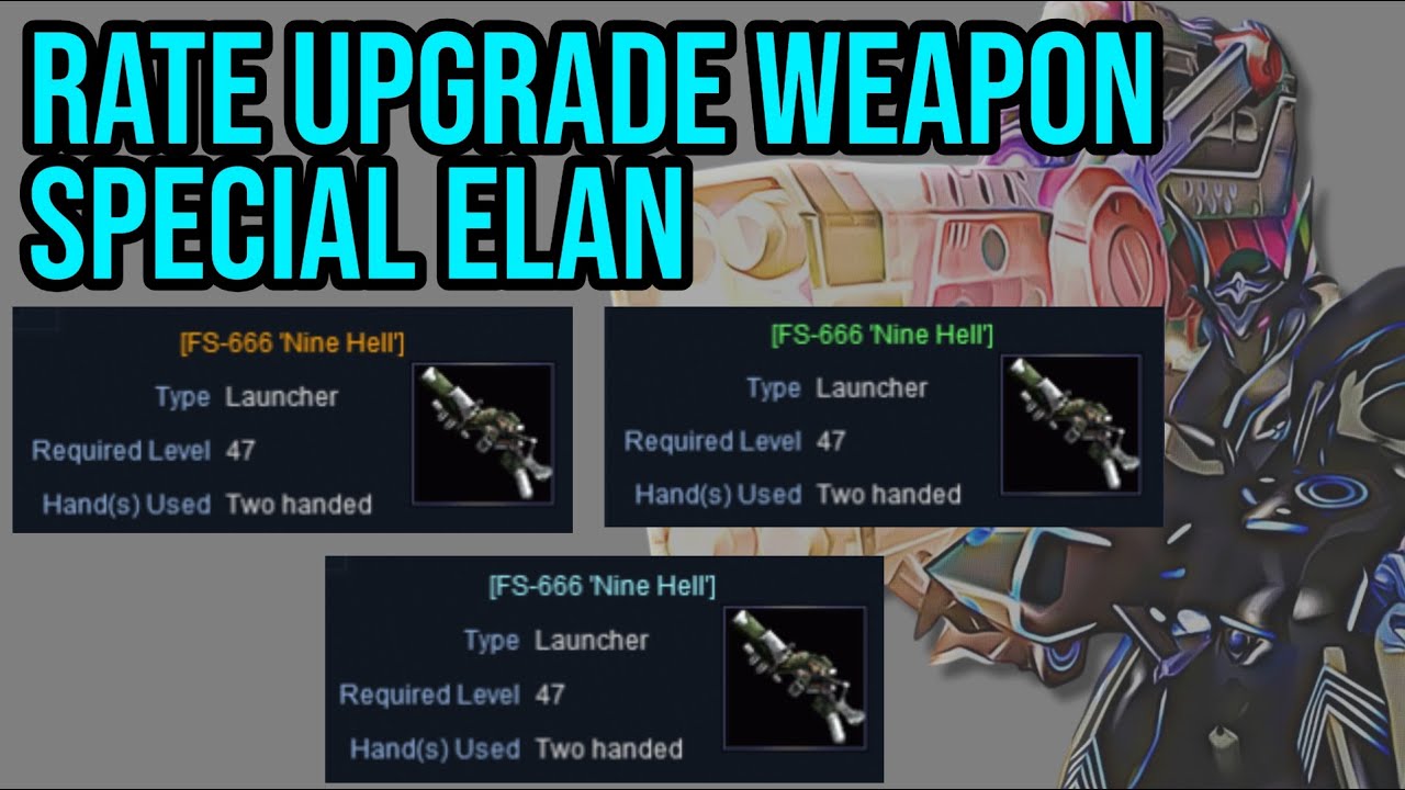 RF Offline : Rate UPGRADE Weapon Special Elan - YouTube
