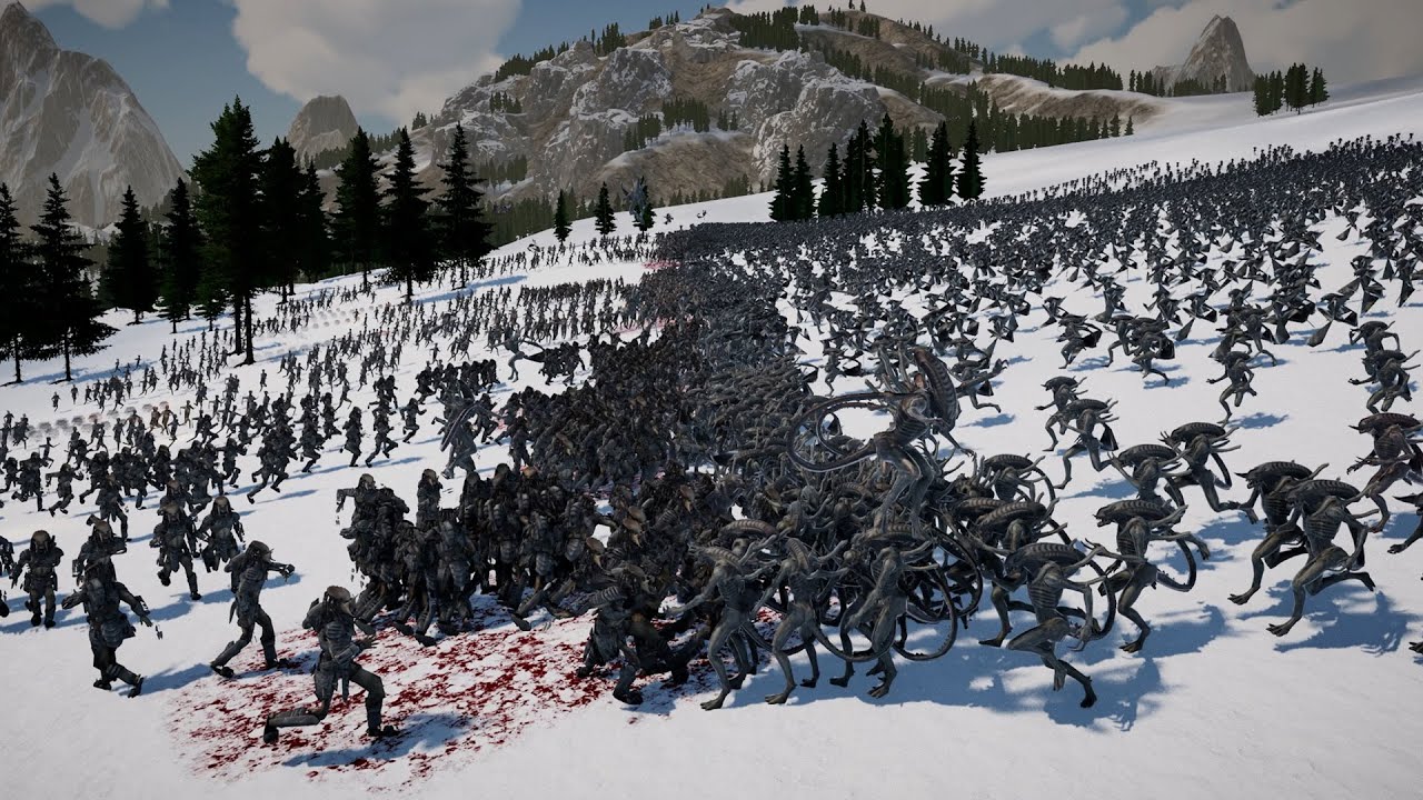 Alien vs Predator l Ultimate Epic Battle Simulator 2 - YouTube