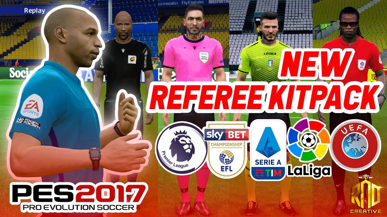 PES 2017 | NEW REFEREE KITPACK 2020/2021 - YouTube