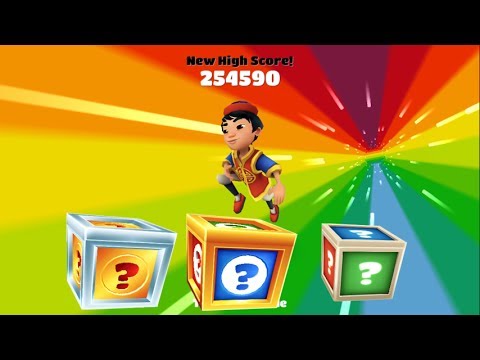 Subway Surfers HD FULLSCREEN SHANGHAI Lee Silk Outfit 2 Mystery Boxes ...