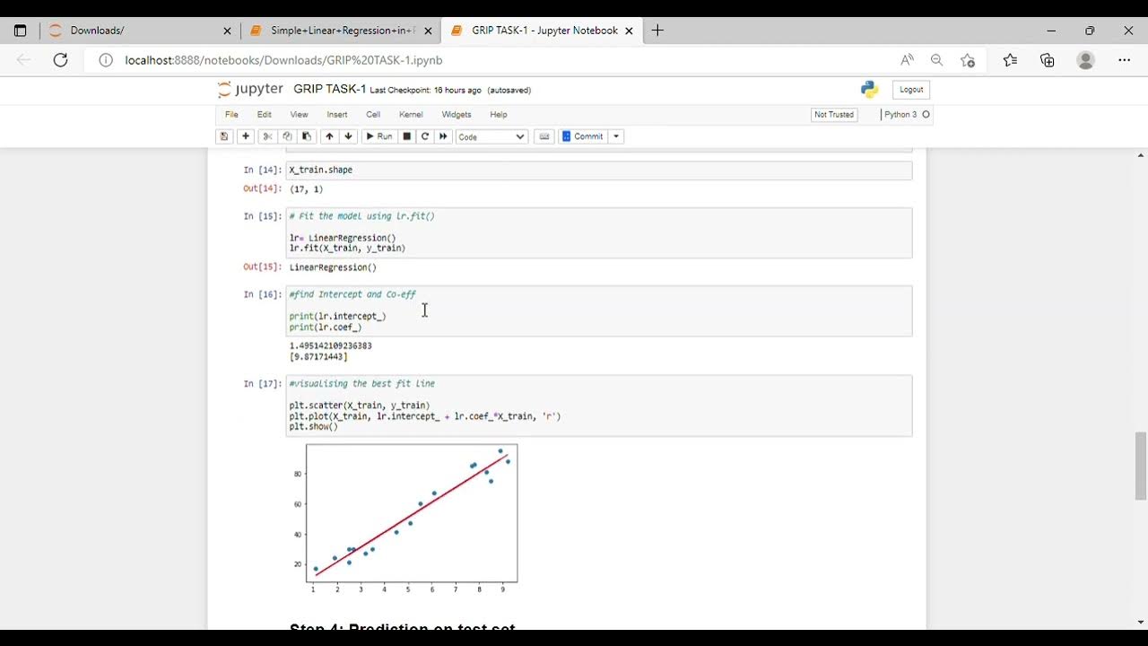 Supervised Ml Project Simple Linear Regression Youtube
