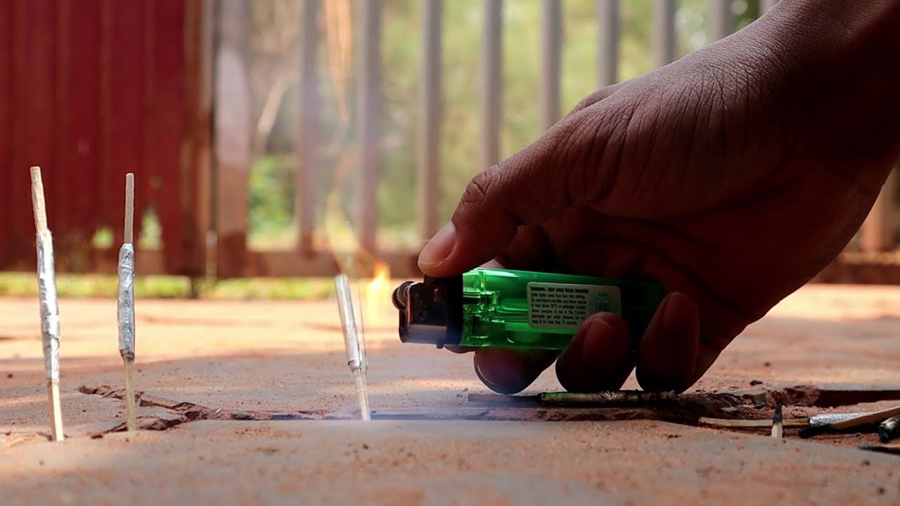 How to Make Firework Using Match - YouTube