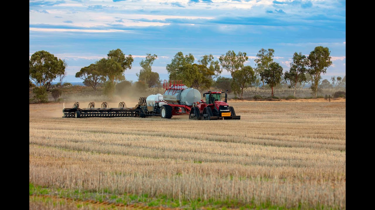 Seeding Canola with discs to achieve exact depth control. - YouTube