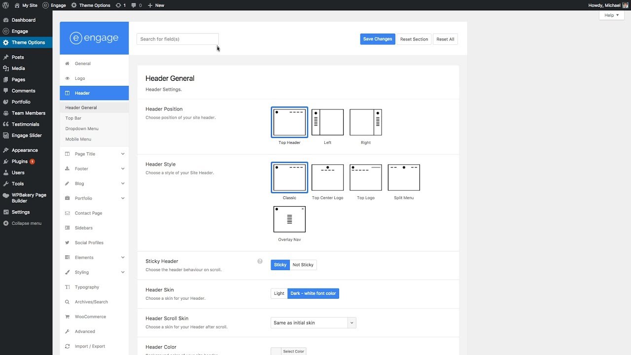 Engage WP Theme: Theme Options Panel - YouTube