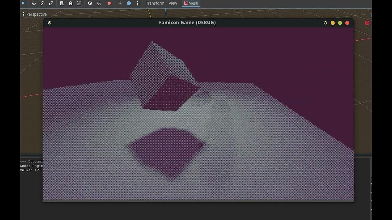 dithering in godot - YouTube