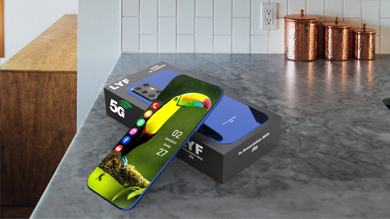 Jio LYF Earth 5G Smartphone 8GB RAM 6540mAh Battery Concept - YouTube