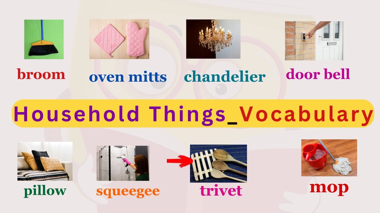Daily used things in English| English vocabulary - YouTube