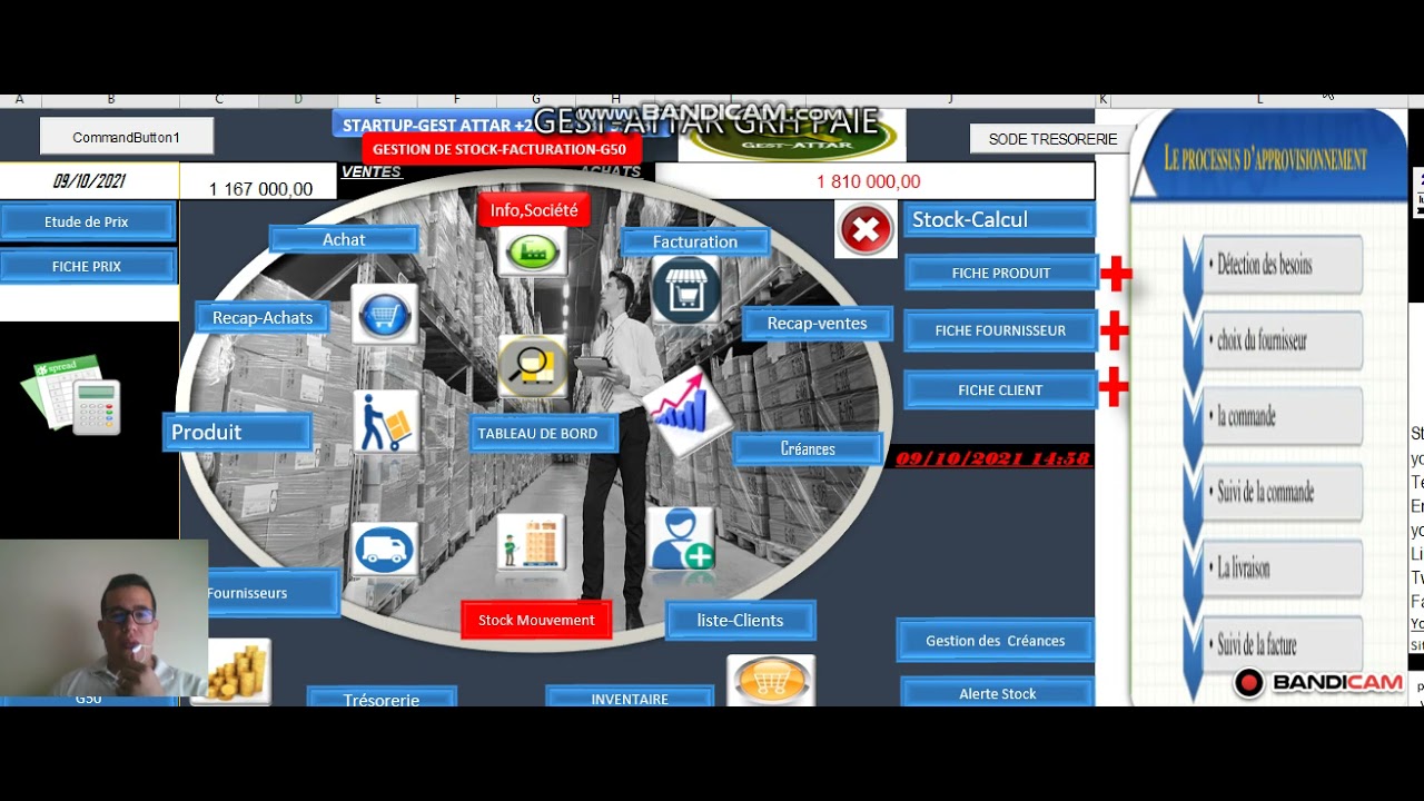 gestion de stock facturation g50 excel algerie #stock #gestion #excel ...