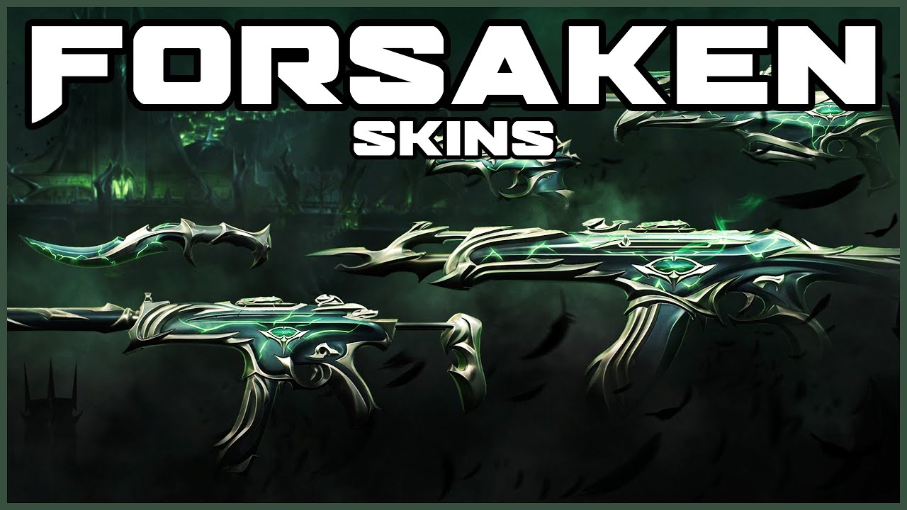 VALORANT FORSAKEN SKIN BUNDLE | New Skins Collection Showcase - YouTube
