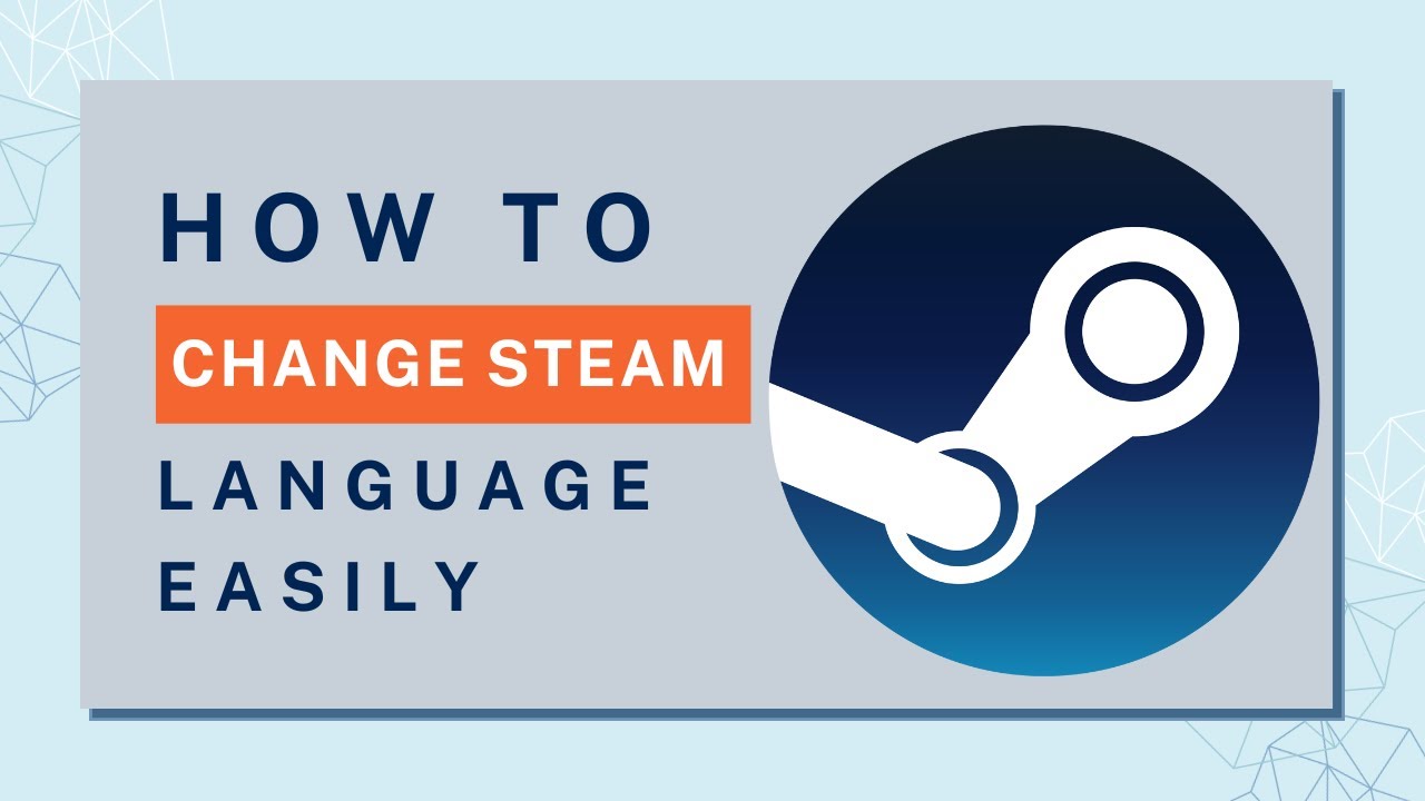How to Change Language on Steam - 2023 - YouTube