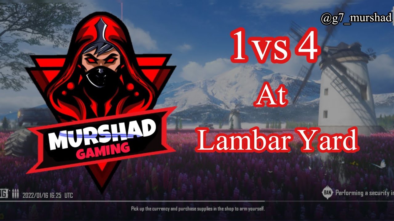 I vs 4 At Lambar Yard #livikgameplay #pubgmobile #subscribe # ...
