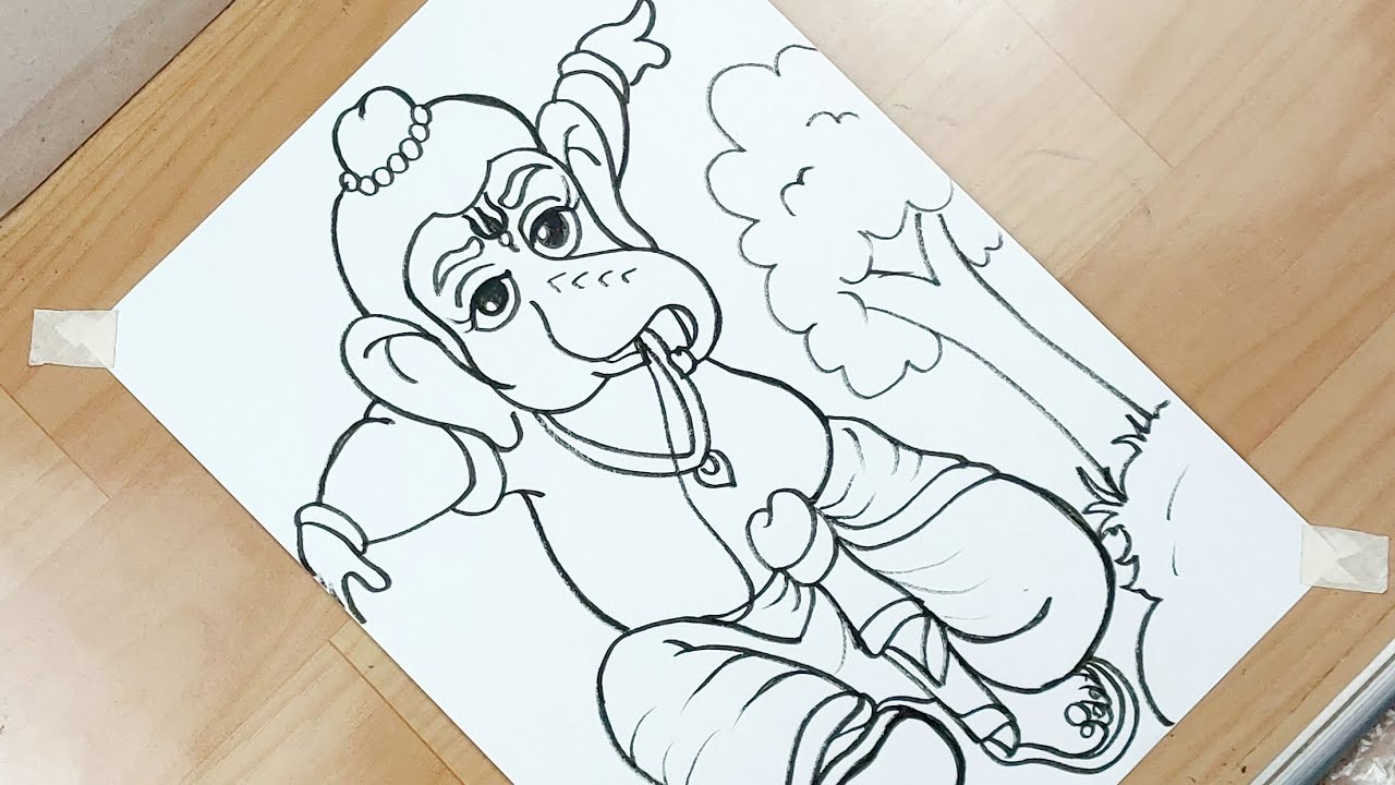 How to draw Baal Ganesh || Baal Ganesh drawing || Baal Ganesh 🙏😍 # ...