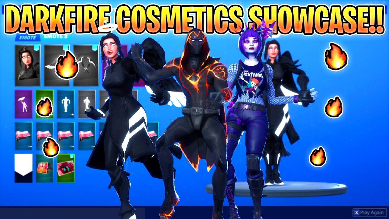 *Leaked* Darkfire Skins In-Game Showcase..! (Dark Power Chord, Molten ...