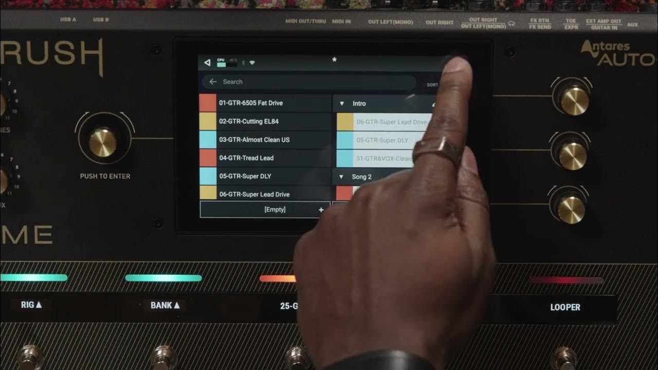 HeadRush PRIME – Creating and Using Setlists - YouTube