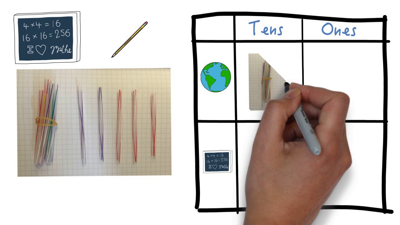 making numbers with tens and ones - YouTube