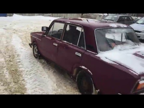 ваз 2106 на снегу ) Snow drift