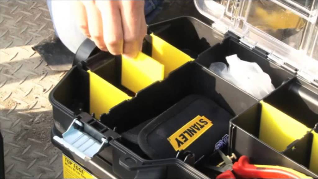 Stanley Top Edge 2 in 1 Organiser - YouTube