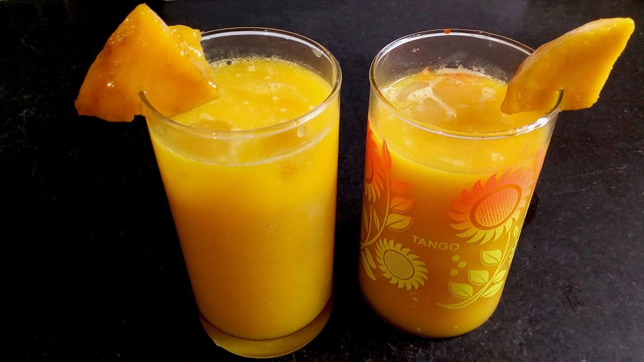 পাকা আমের জুস/শরবত রেসিপি | Ripe Mango Juice | Paka aam sharbat | Paka ...