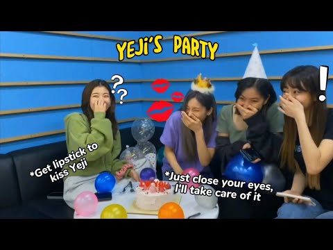 Yeji birthday Party || itzy's chaotic live