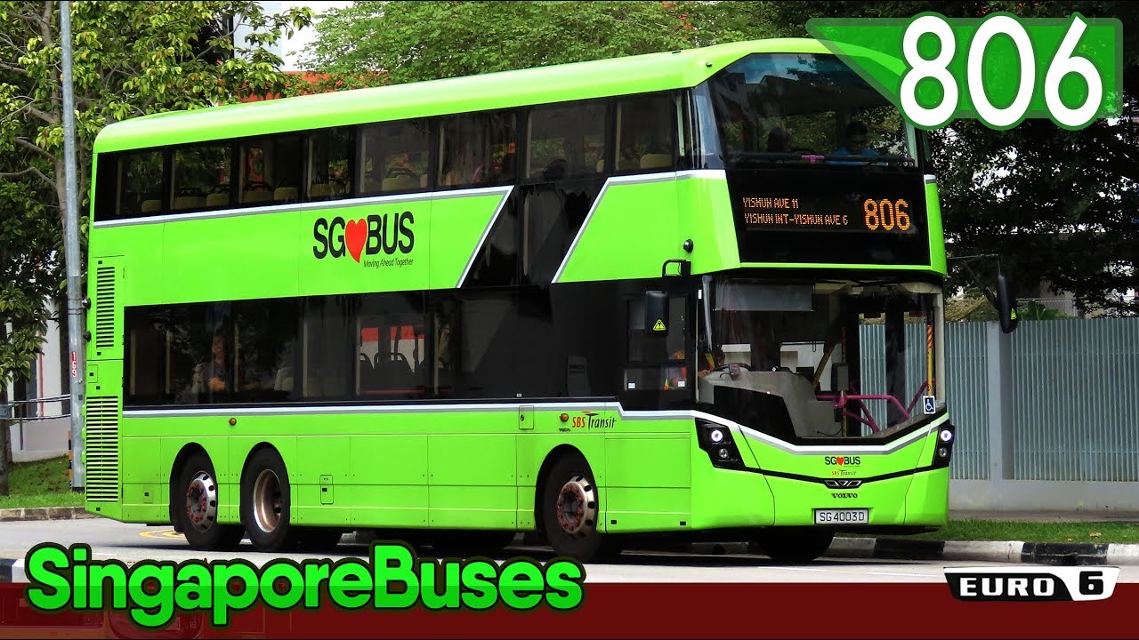 [SBS Transit] SG4003D @ 806 | Volvo B8L Demonstrator (Wright Eclipse ...