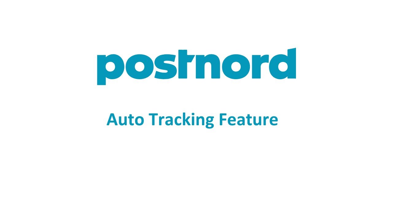 Shopify Postnord auto tracking feature - YouTube