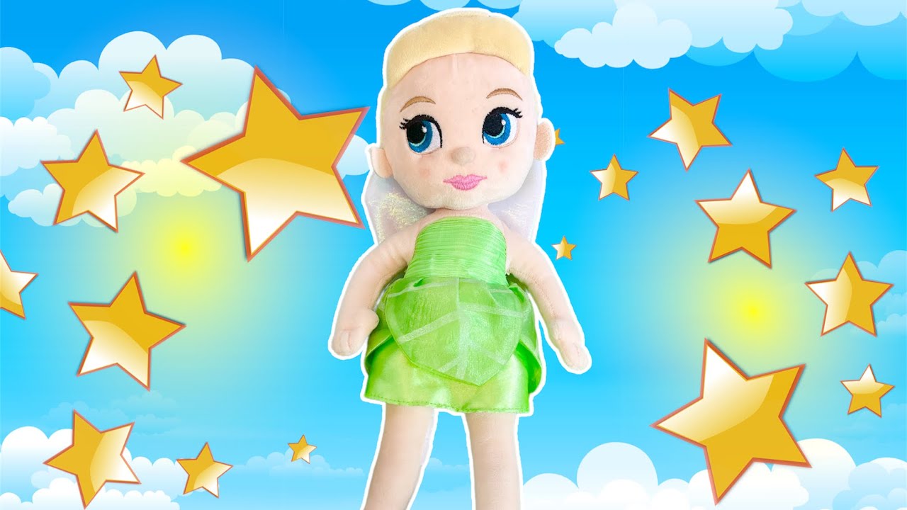 TINKERBELL Soft Doll Peter Pan Flight Ride BOAT SKY Videos for Kids ...