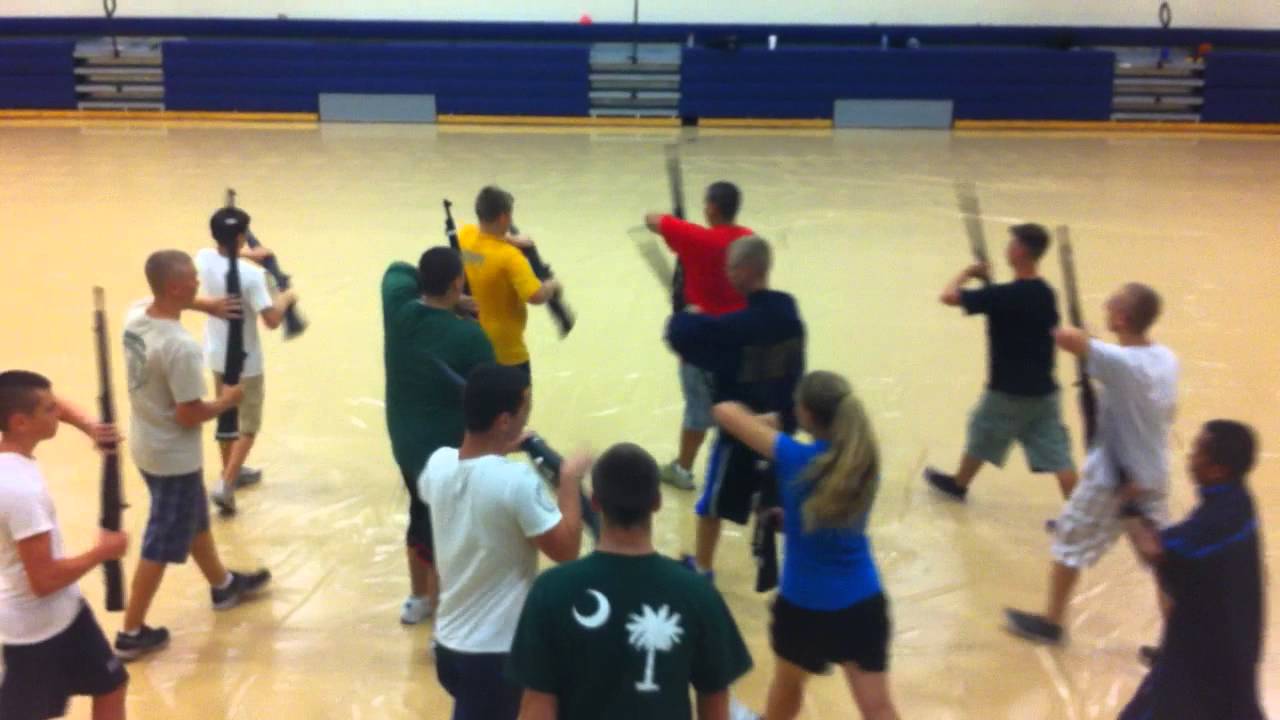 Exhibition Drill Moves, Weave - YouTube