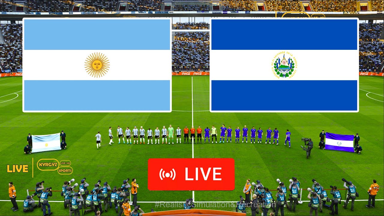 ARGENTINA vs EL SALVADOR - International Friendly 2024 | Full Match All ...