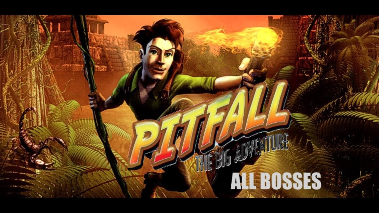 Pitfall: The Big Adventure: All Bosses - YouTube